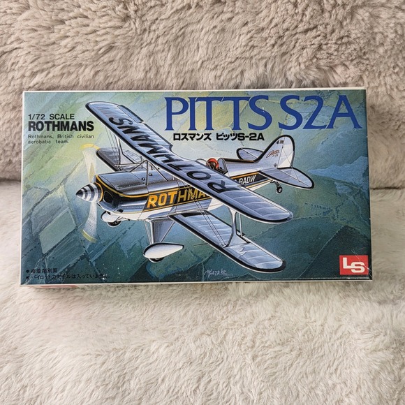 LSA | Toys | Ls 72 Scale Pitts S2a Rothmans Biplane Model Kit A191 Open ...